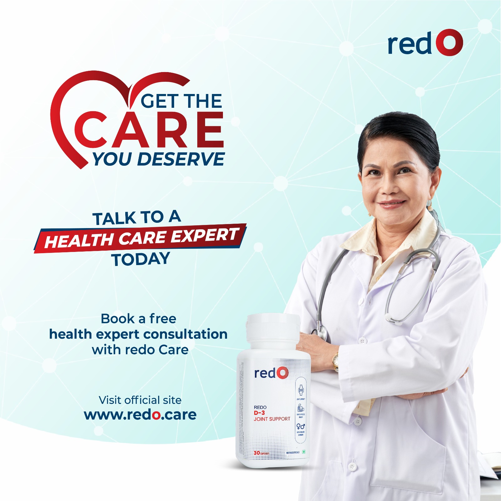 Calcium and joint support tablets Organic Online - RedO Care