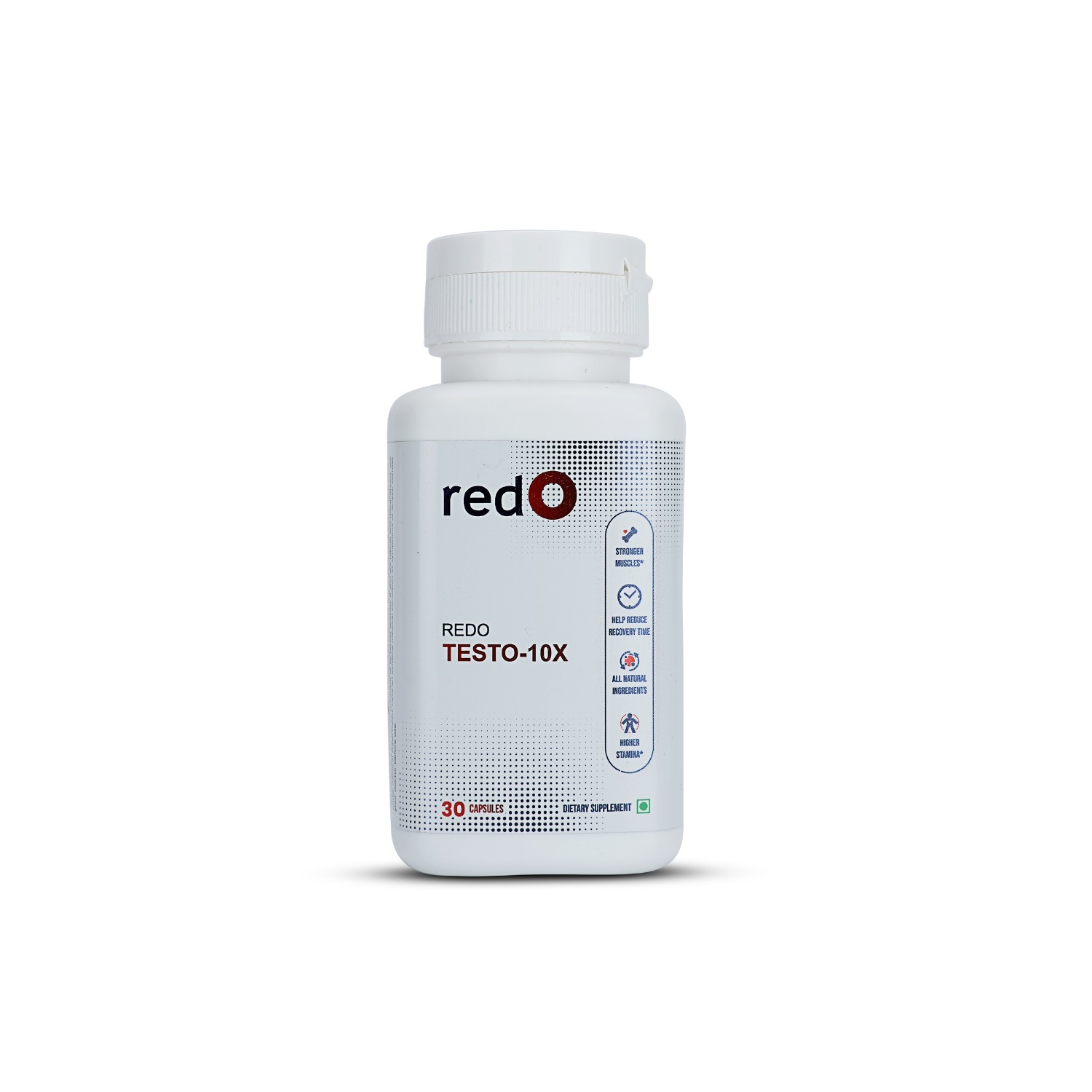 redO Testo-10X Pack of with Dietary 30 Vegan Caps
